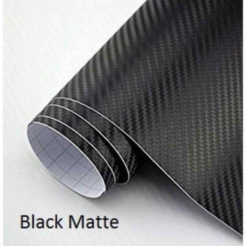 3D CARBON FIBER STICKER BLACK MATTE | Shopee Philippines