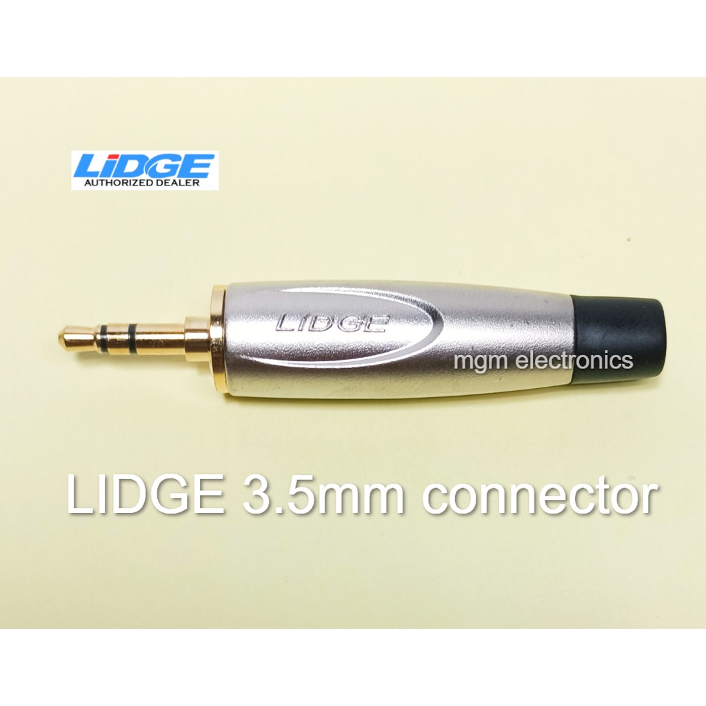 LIDGE 3.5mm (baby) Plug Heavy Duty Audio Connector | Shopee Philippines