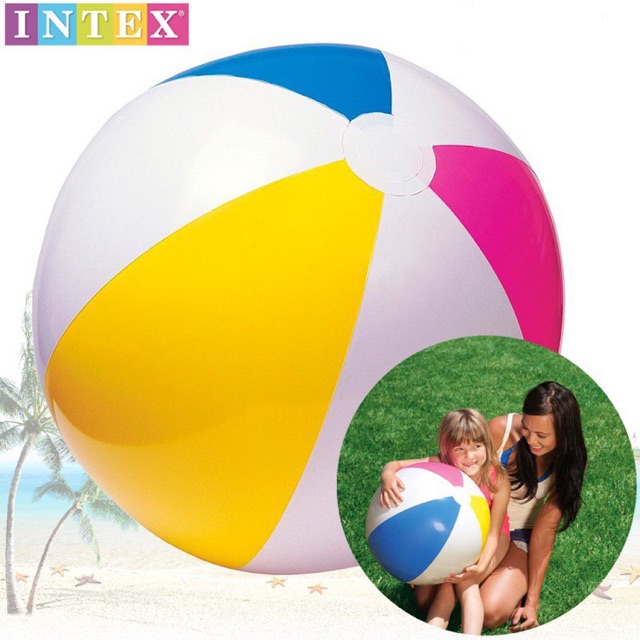 Intex RANDOM Inflatable Beach Ball bola pantai | Shopee Philippines