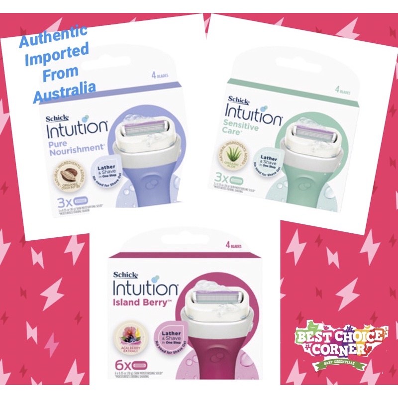 bestchoicecorner I Schick Intuition Razor Cartridges 3 pc / 6 pc ...