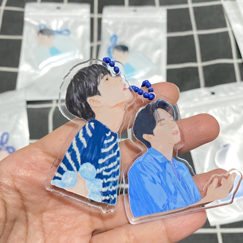 GANTUNGAN Acrylic Keychain Day6 Custom Fanart eaJ Jae Sungjin Wonpil ...