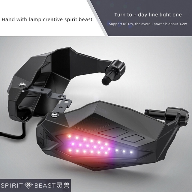 Spirit Beast Motorcycle Handguard Universal Handlebar Protector With 