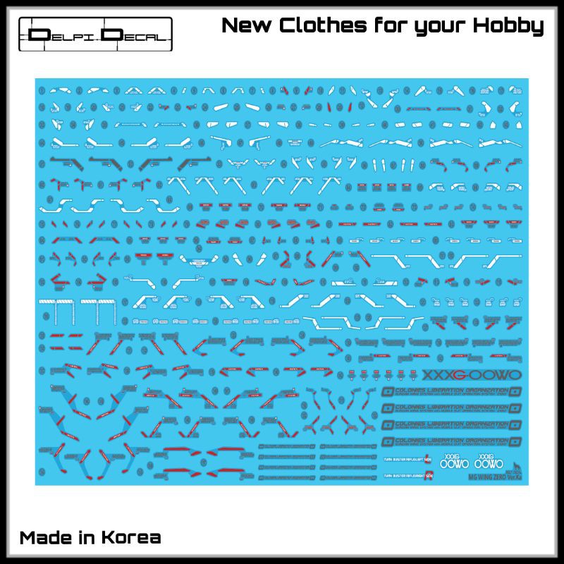 Delpi Decal - MG 1/100 Wing Zero EW Ver.Ka Waterslide Decal | Shopee ...