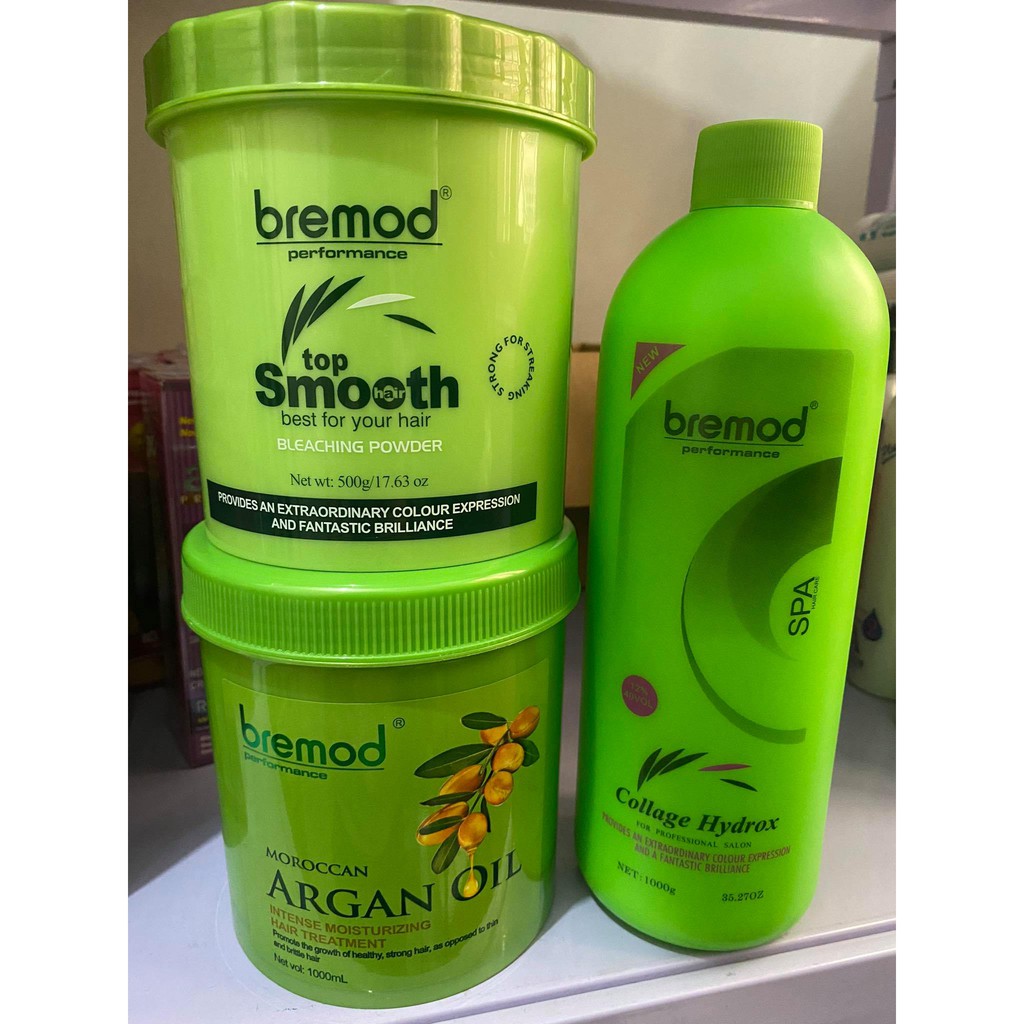 Bremod Complete Bleaching Set with Hair Treatment! (Bleach powder ...