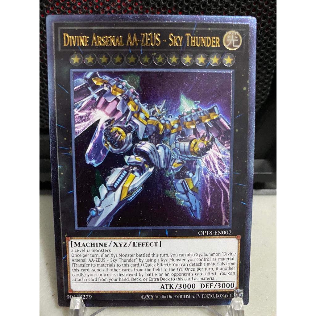 Divine Arsenal AA-ZEUS - Sky Thunder - Ultimate Rare OP18 | Shopee ...