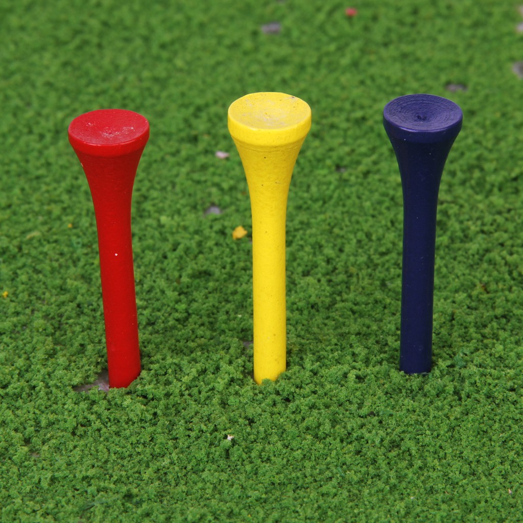 Approx. 100pcs 54mm Mixed Color Wood Golf Tees Tool | Shopee Philippines