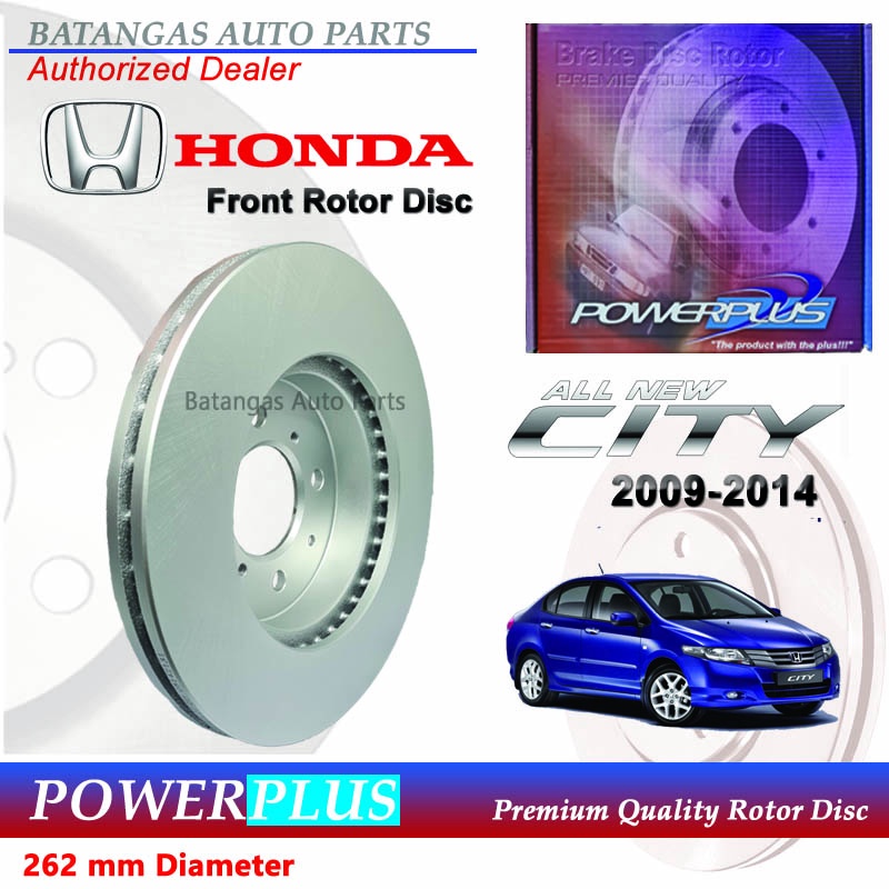 Rotor Disc Front Honda City 2009-2013 Dia 262 mm Dia PRD-24564 | Shopee ...