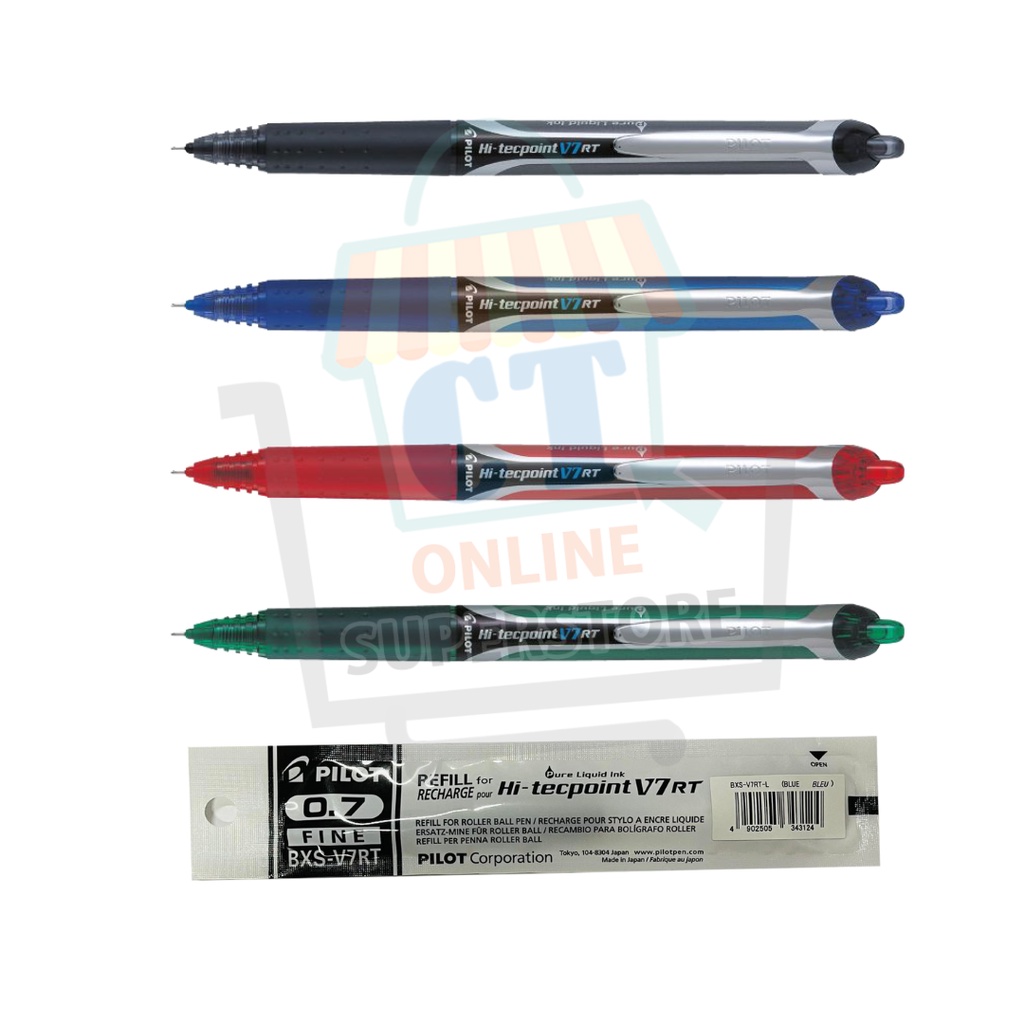 Pilot Hi-techpoint V7RT Roller Ballpen Retractable Ball Pen | Shopee ...