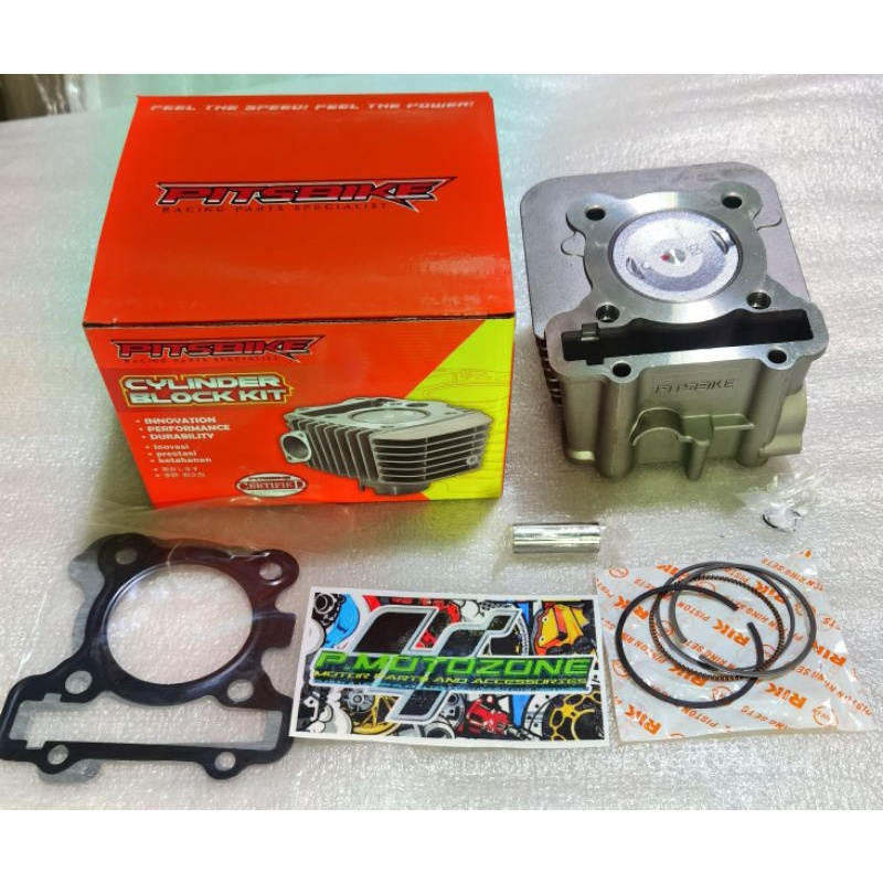 Cylinder block set/Borekit/Bore set Mio i 125 M3 55MM Racing (Casting ...