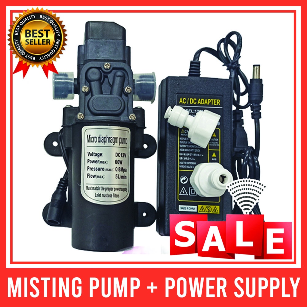 Misting Pump + Power Supply (Garden Misting System) | Shopee Philippines