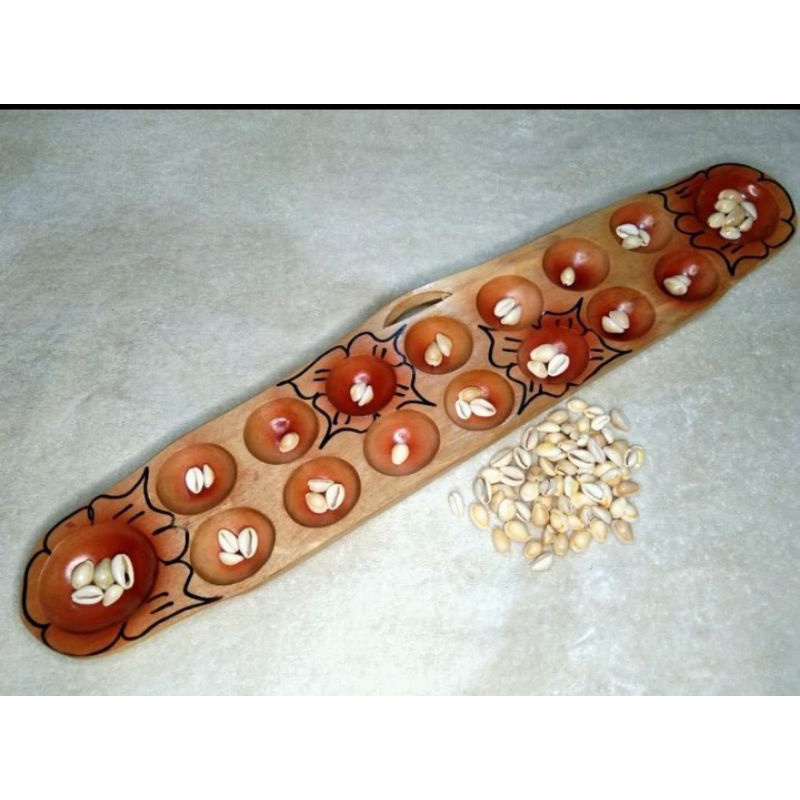 Sungka With 100pcs Shells Large | Shopee Philippines