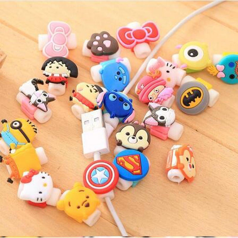 Leuke Cartoon Telefoon Usb Kabel Protector Voor Iphone Kabel Chompers ...