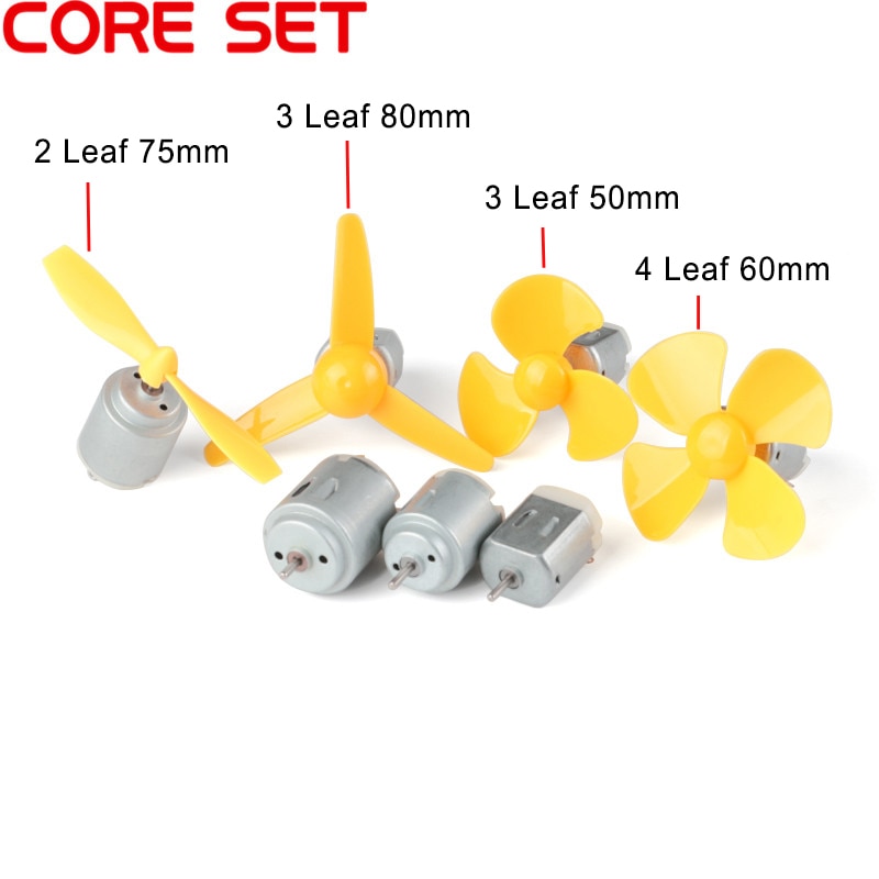 130 140 260 Mini Micro DC Motor/Propeller for DIY Toys Hobbies ...