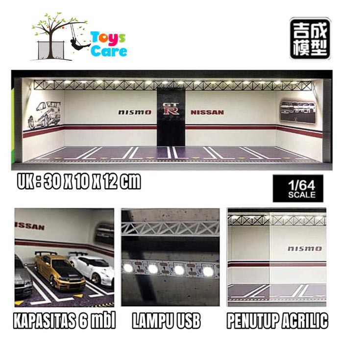 Geechan G-Fans MODELS 1/64 DIORAMA HOTWHEELS MINI GT NISMO NISSAN GT-R ...