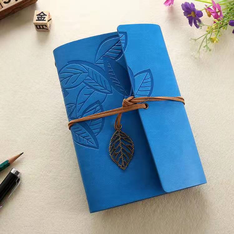 Notebook Journal Handmade Vintage Travel Diary Leaf Rope Writing ...
