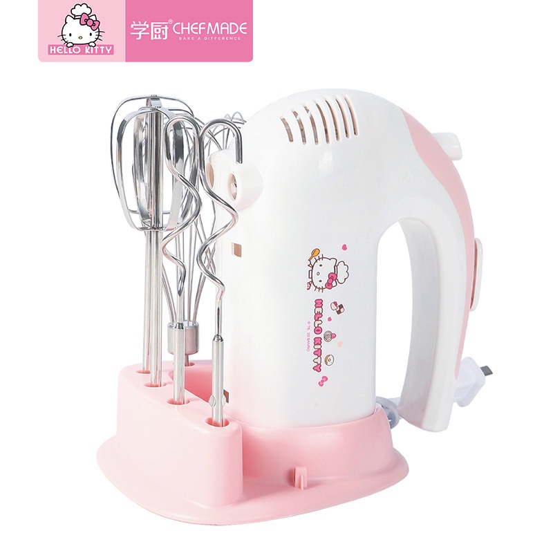 [CHEFMADE] HELLO KITTY Kitchen Baking Tools Electric Mixer 300W Ultra ...