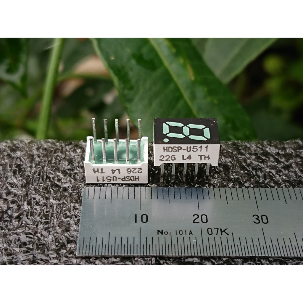 Avago HDSP-U511 7-segment Led (Green) | Shopee Philippines