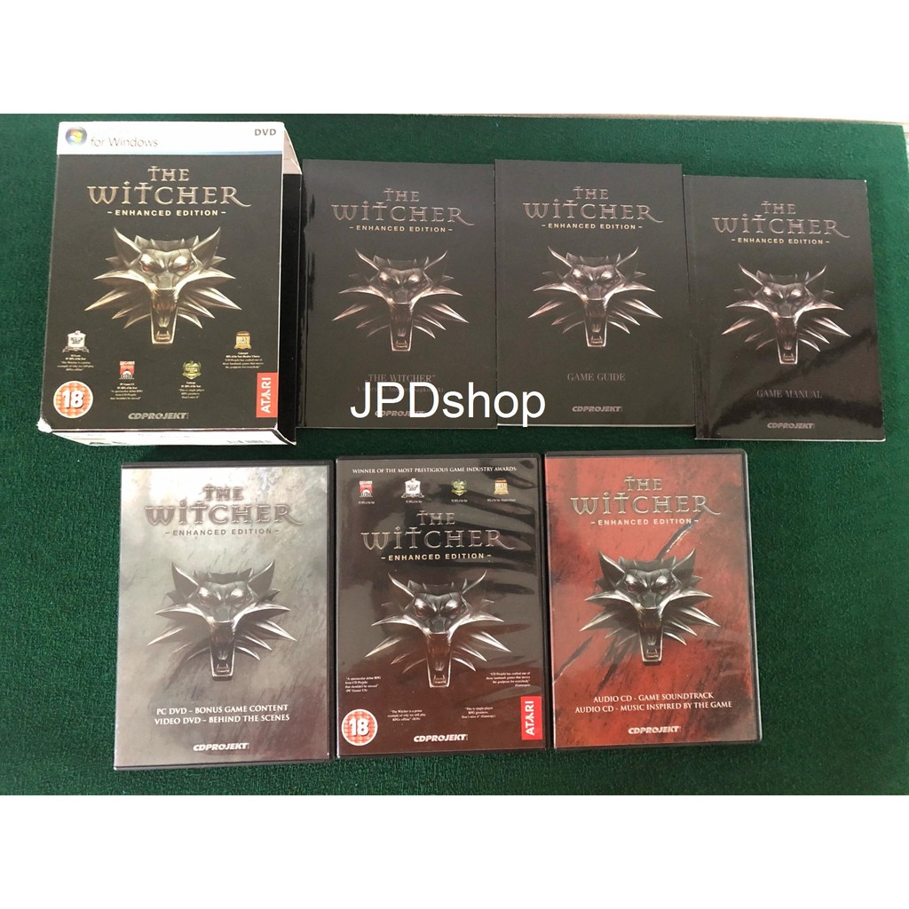 Genuine PC The Witcher Enhanced Edition First Collectible Kit | Shopee ...