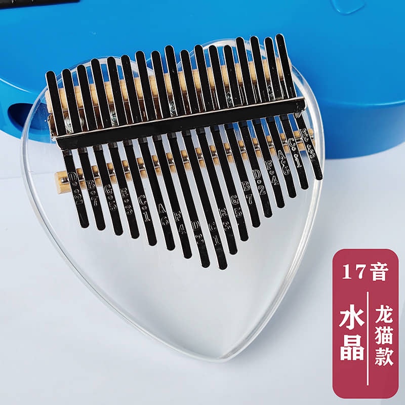 Crystal Acrylic Clear Kalimba 17 Keys Thumb Piano | Shopee Philippines