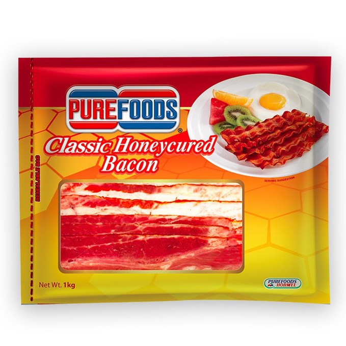 Purefoods Honeycured Bacon 1KG | Shopee Philippines