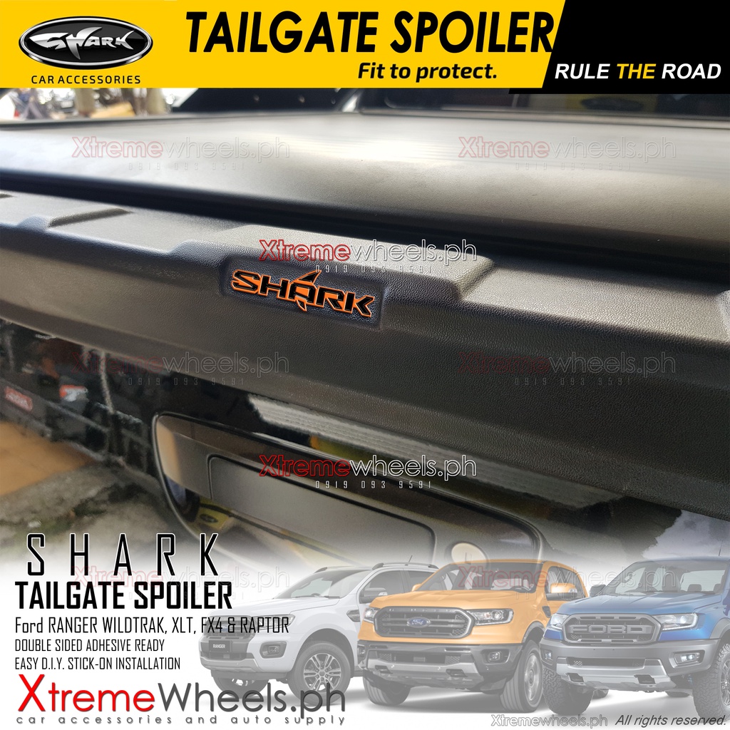 Ford Ranger FX4 Raptor XLS XLT WILDTRACK 2012-2022 New Logo Shark Tail ...