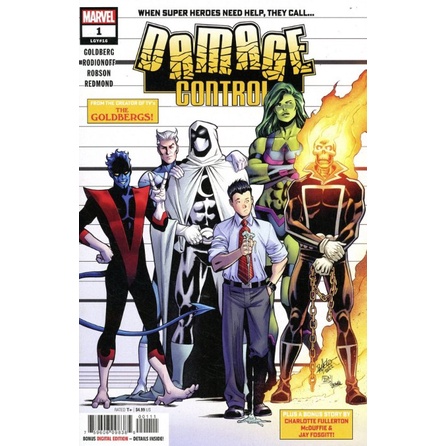 Damage Control - COMPLETE SET of 5 COMICS - MARVEL COMICS - Comic Book ...
