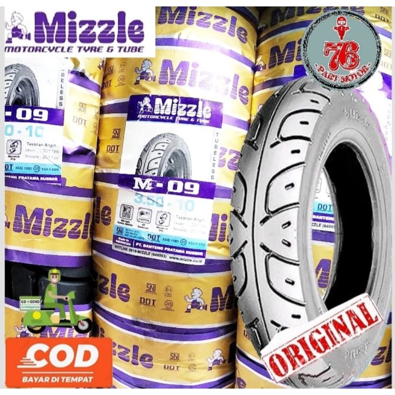 TIRE TUBLES MIZZLE M09 350 RING 10 FREE PENTIL | Shopee Philippines