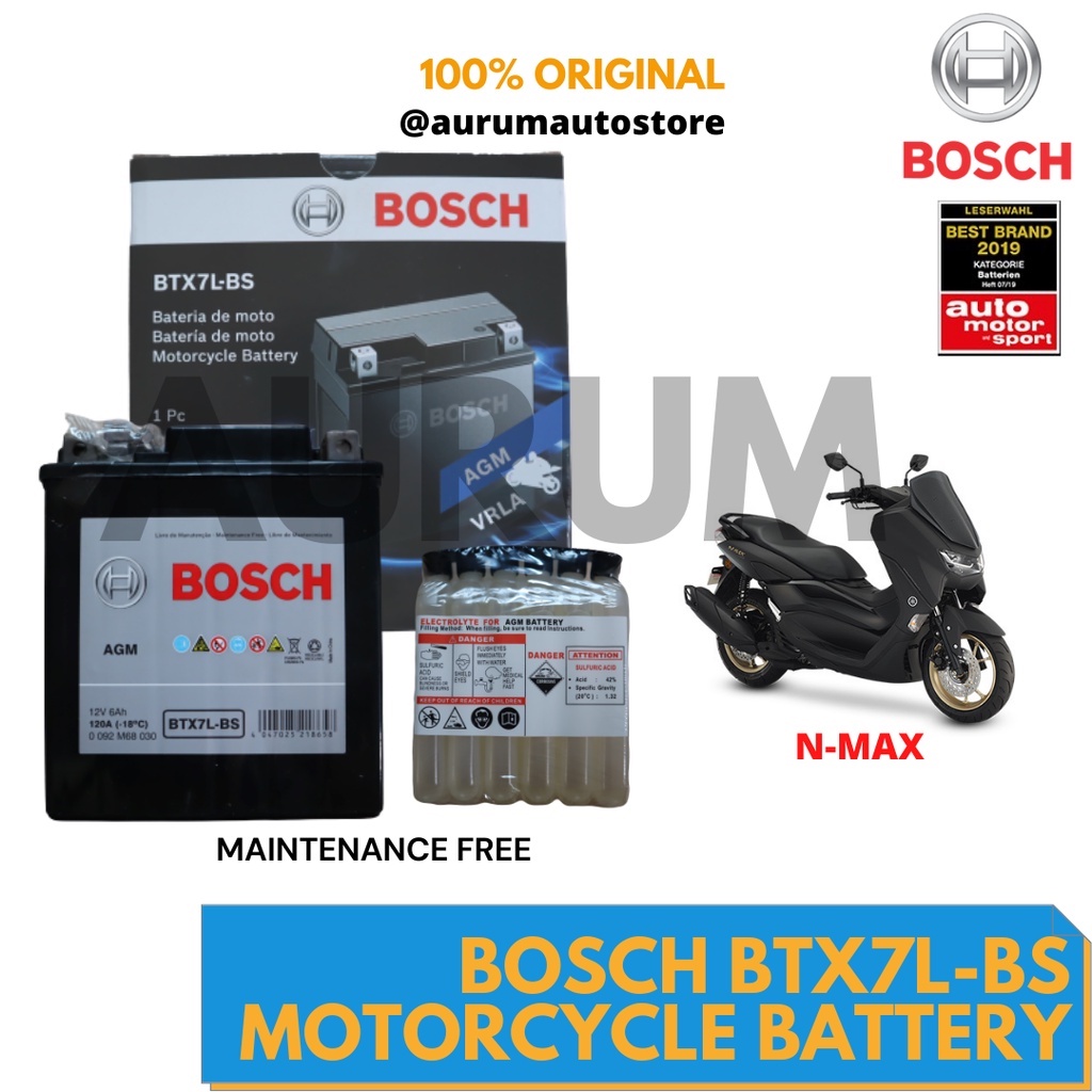 Bosch 7L Battery for Nmax V1, Bosch Battery, Nmax Battery | Shopee ...