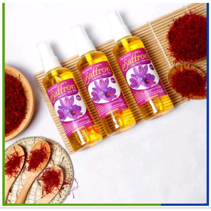 Facemist Saffron Zam Zam 100ML ORIGINAL Face Mist Saffron Air | Shopee ...