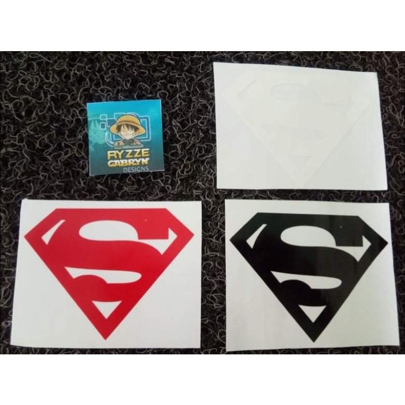 Superman Logo Cutout Sticker Waterproof | Shopee Philippines