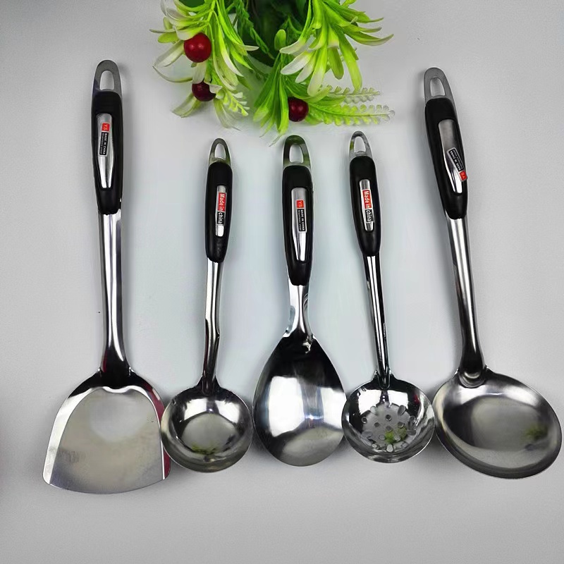 5Pcs Stainless Steel Cooking Kitchen Utensils Set | Shopee Philippines