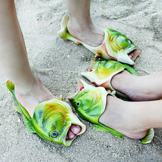 Cute Fish Lapulapu Slippers Fish Slippers Adult And Children | Shopee ...