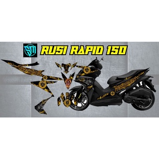 Rusi Rapid 150 full body decals | Shopee Philippines