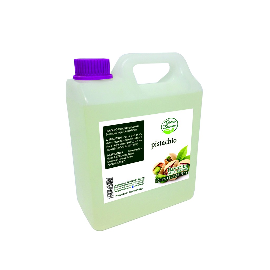 Green Leaves Concentrated pistachio Flavor Essence 500g | Shopee ...