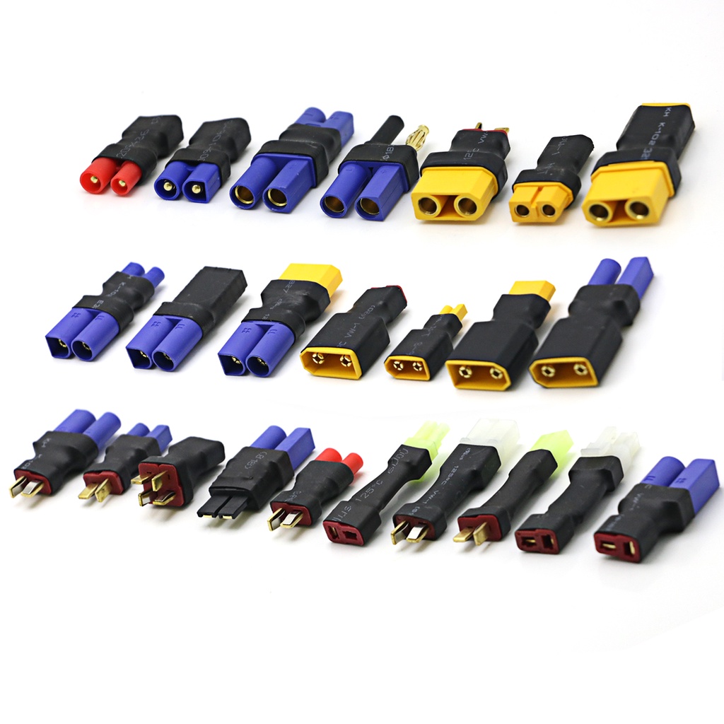 Adapter XT30 XT60 XT90 Traxxas T Plug Deans EC5 EC3 Female to Male HXT ...