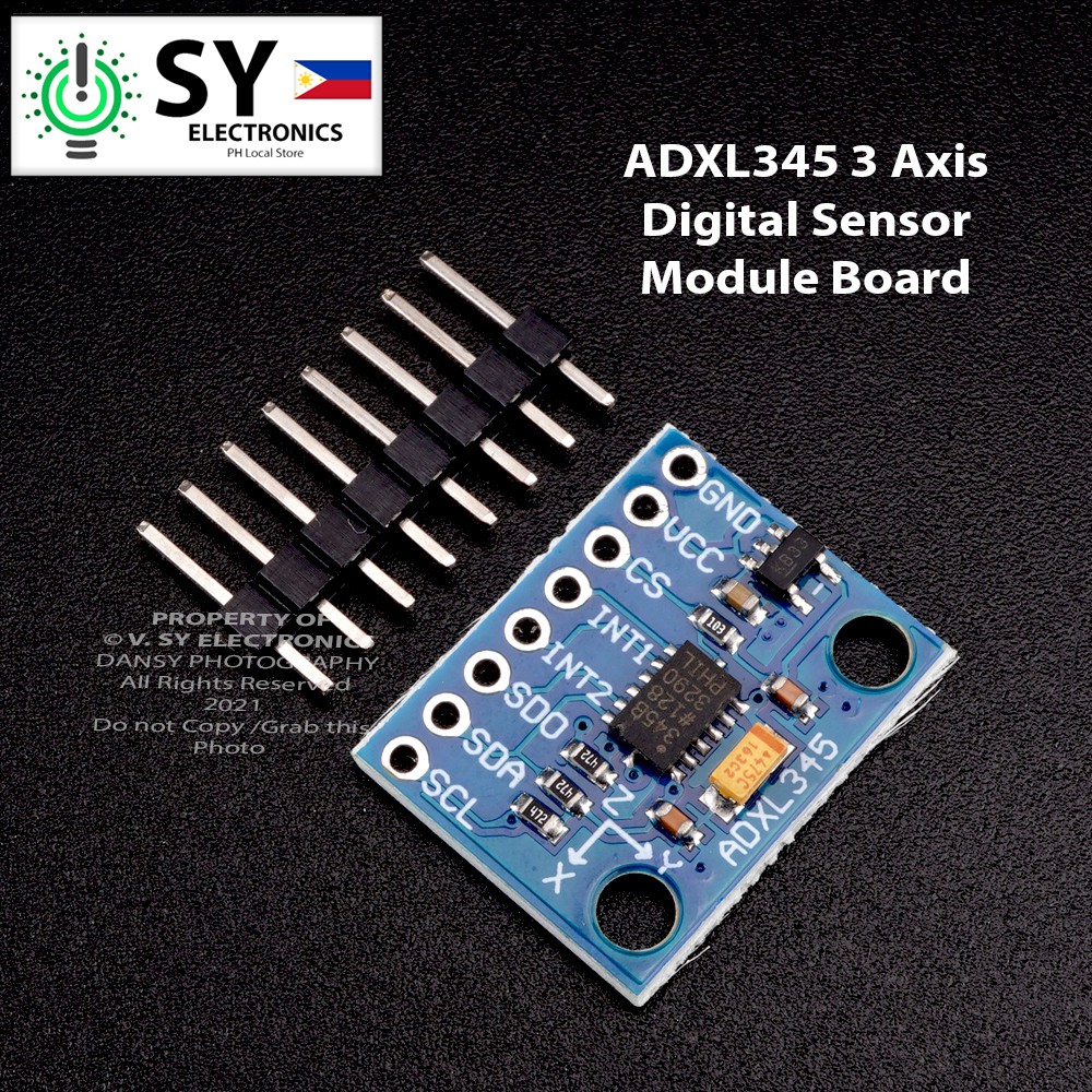 GY-291 ADXL345 3-Axis Triple Axis Digital Gravity Sensor Acceleration Module IIC SPI ADXL 345 GY ...