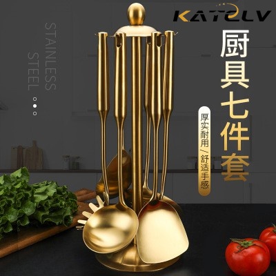 KATELV High Quality 304 Stainless Steel Matte Gold Cooking Ware ...