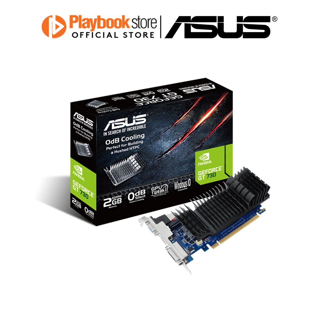 Asus Nvidia GeForce GT 730 2GB GDDR5 With I/O Port Brackets Video Card ...