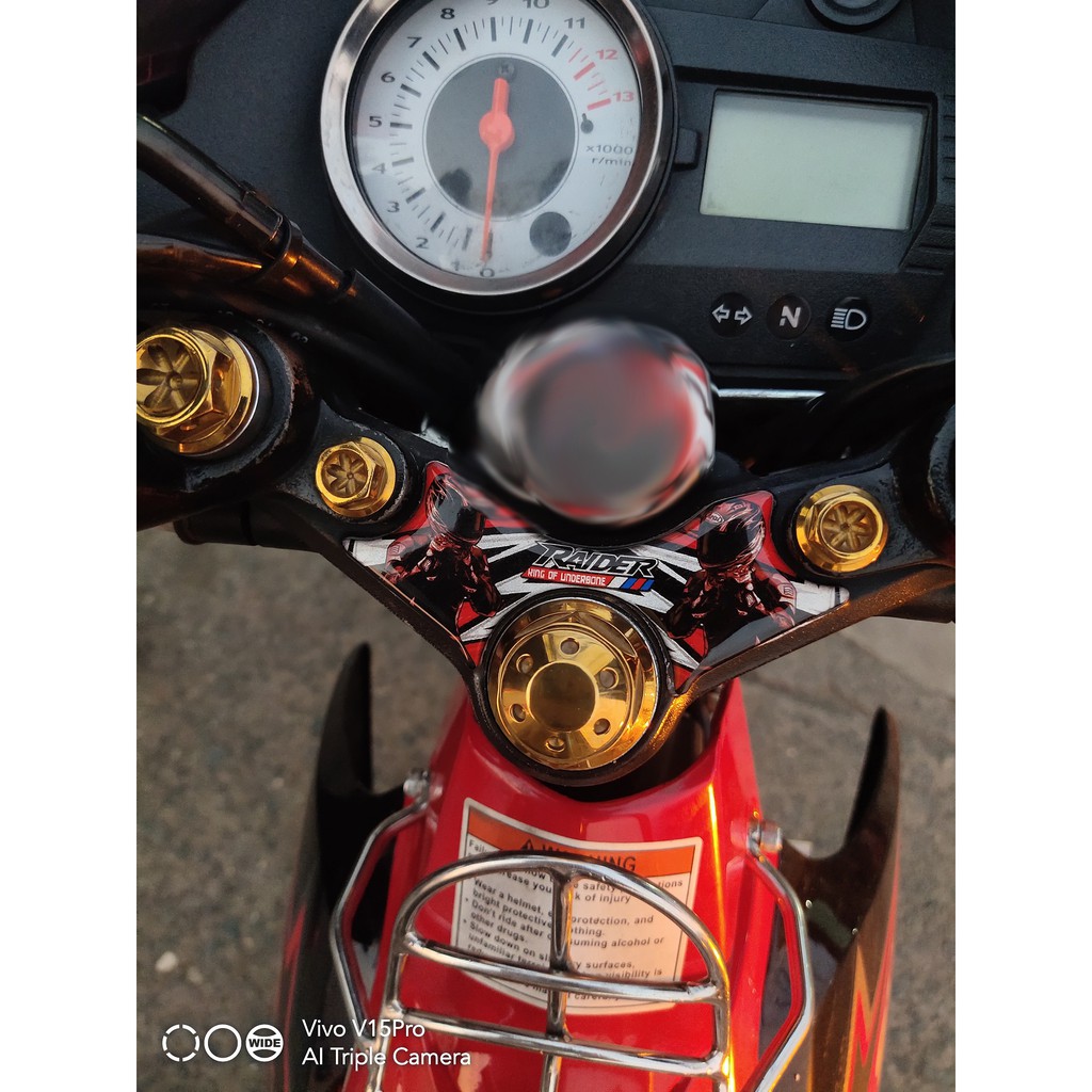 RAIDER R150 TPOST COVER STICKER DECALS EMBOSSED | Shopee Philippines