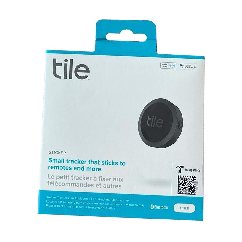 Tile Sticker (2022) 1-Pack Adhesive Bluetooth Tracker RE-42001 - Range ...