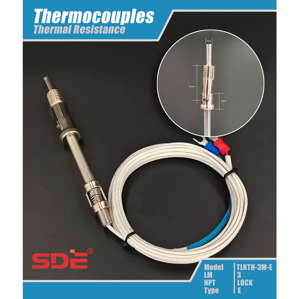 SDE THERMOCOUPLER (T1/4, T5/16, TLK Series) | Shopee Philippines