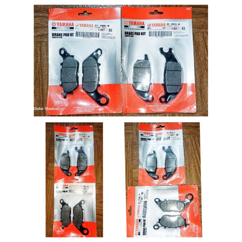 TFX 150,SNIPER 155R, R15 V2 BRAKE PAD SET FRONT AND REAR | Shopee ...