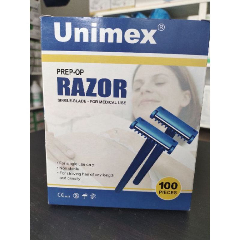 Unimex Razor Single Blade for Medical Use (100pcs) | Shopee Philippines