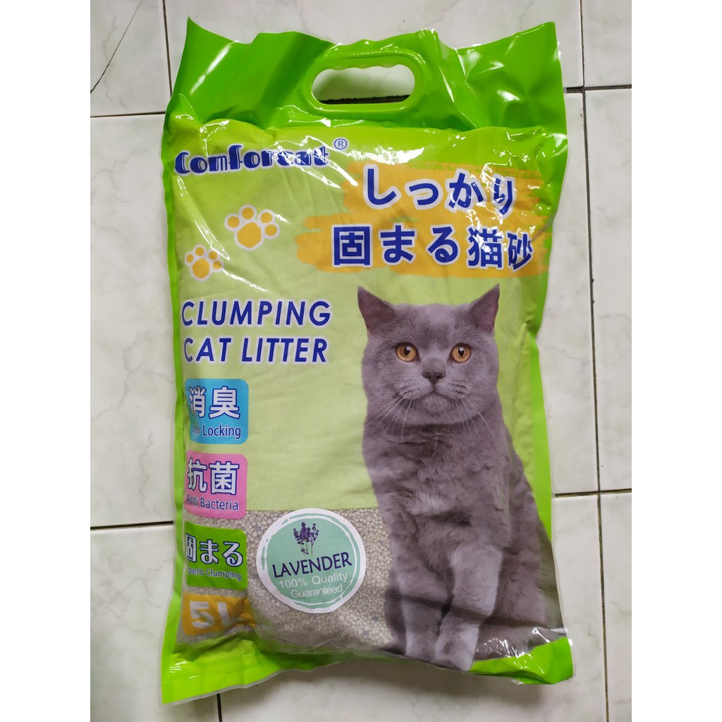 Comforcat Clumping Cat Litter Flavored 5 Liters 10 Liters 100% ...