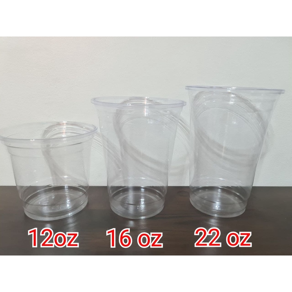 Dabba PET Elegant Cups 12oz / 16oz / 22oz 50pc per pack | Shopee ...