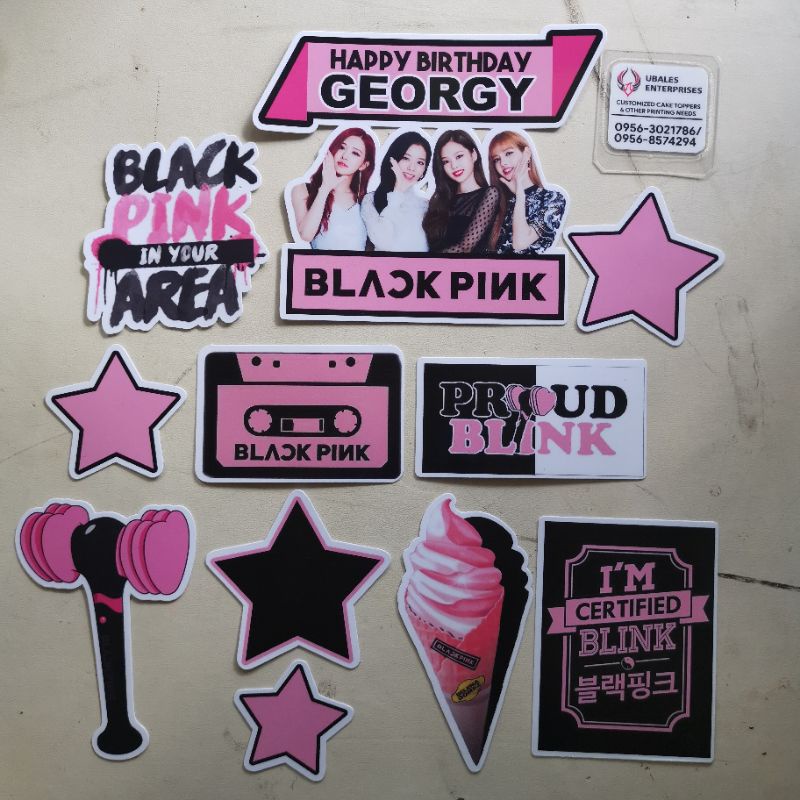 Customized BLACKPINK Cake Topper Set | Shopee Philippines