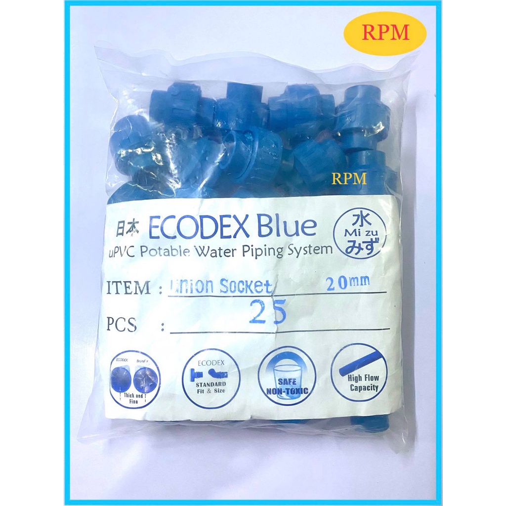 ECODEX BLUE UNION PATENTE 1/2 (25PCS) | Shopee Philippines