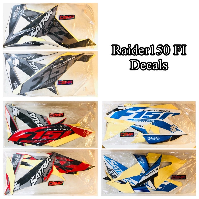 Raider150 FI Decals Sticker | Shopee Philippines