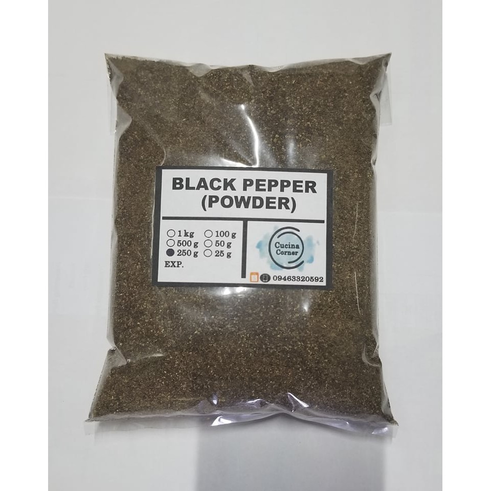 BLACK PEPPER POWDER (PAMINTA PINO) - 250g/ 1Kg | Shopee Philippines