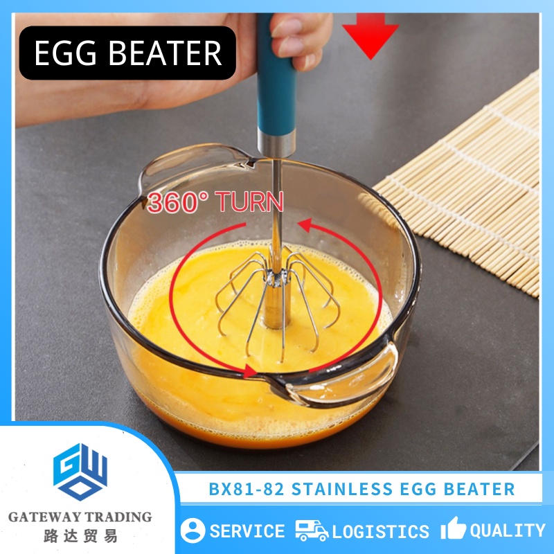 BX81-82 Semi-Automatic Stainless Steel Egg Shaker Kitchen Manual ...